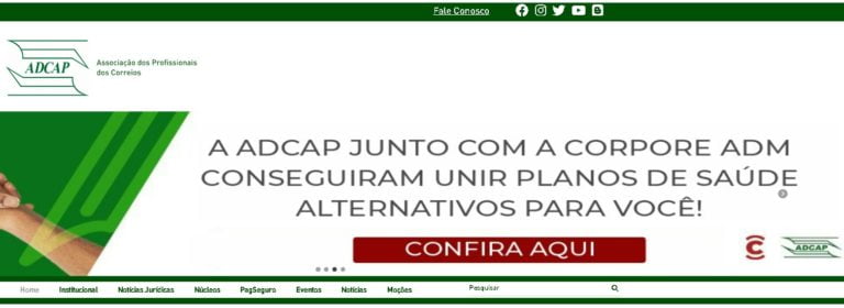 Acesse o site da ADCAP Nacional - ADCAP