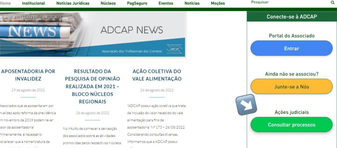 Associados podem consultar processos coletivos da ADCAP em que ...