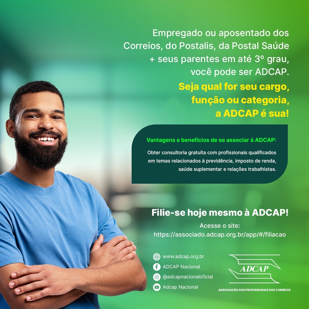 A ADCAP é sua e para todos – Divulgue esta notícia! - ADCAP
